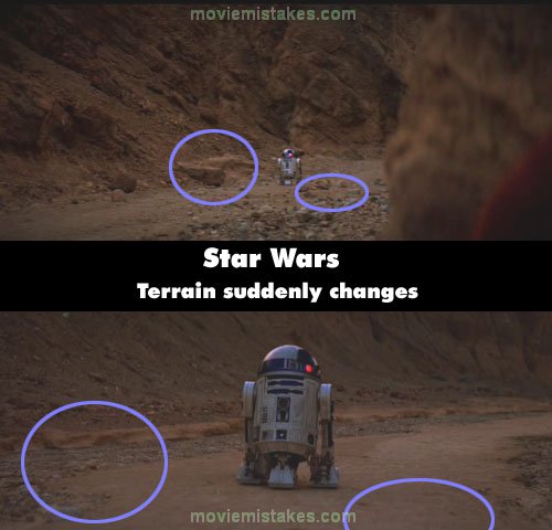 Star Wars (1977) movie mistake picture (ID 88430)