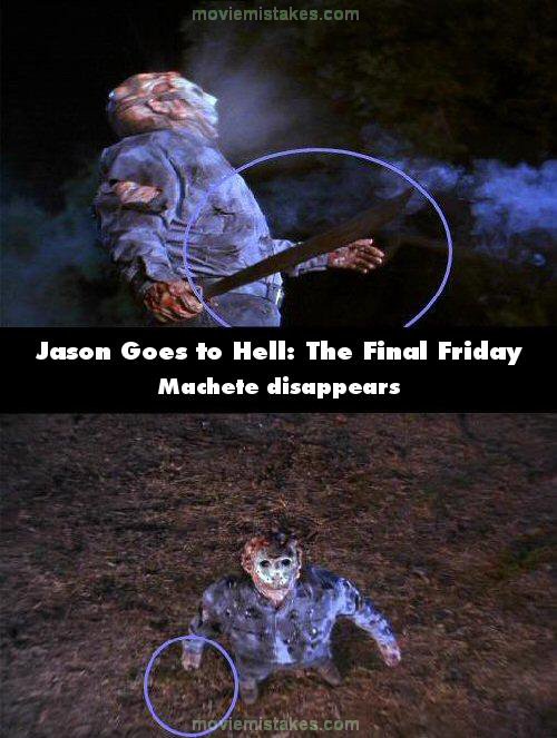Jason Goes to Hell: The Final Friday (1993) movie mistake picture (ID ...