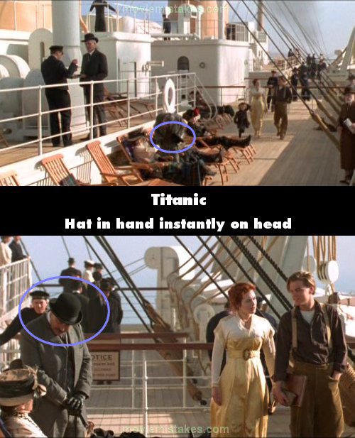 Titanic (1997) movie mistake picture (ID 96117)