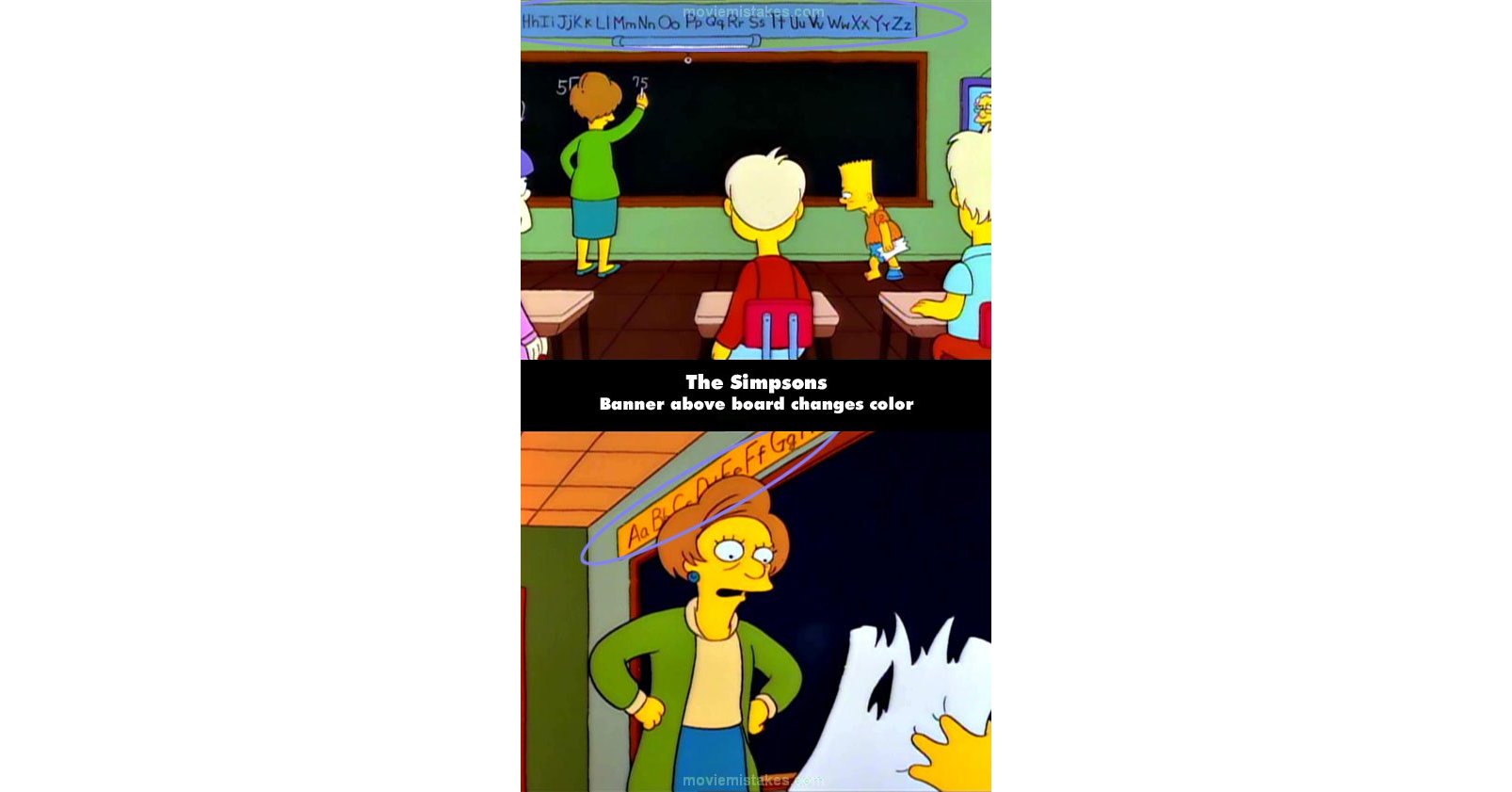 The Simpsons (1989) TV mistake picture (ID 103212)