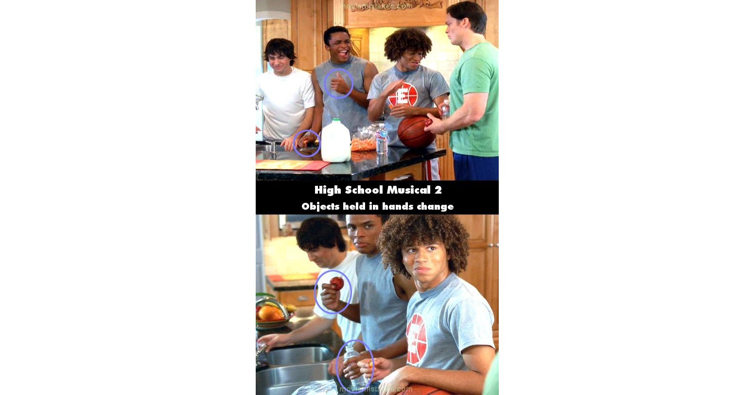 High School Musical 2 (2007) movie mistake picture (ID 130664)