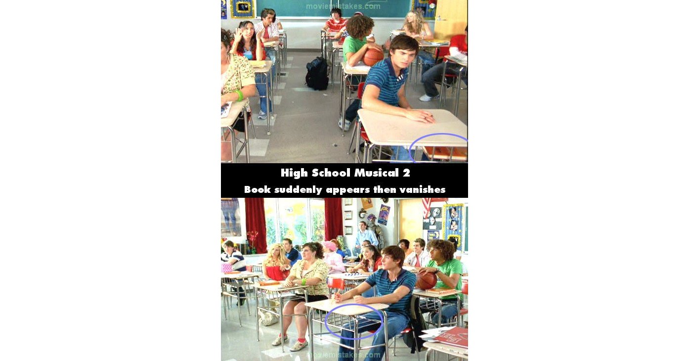 High School Musical 2 (2007) movie mistake picture (ID 130684)