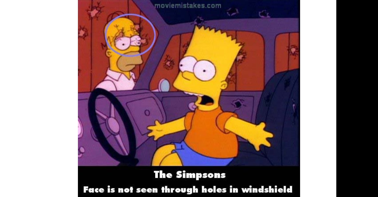 The Simpsons (1989) TV mistake picture (ID 130784)