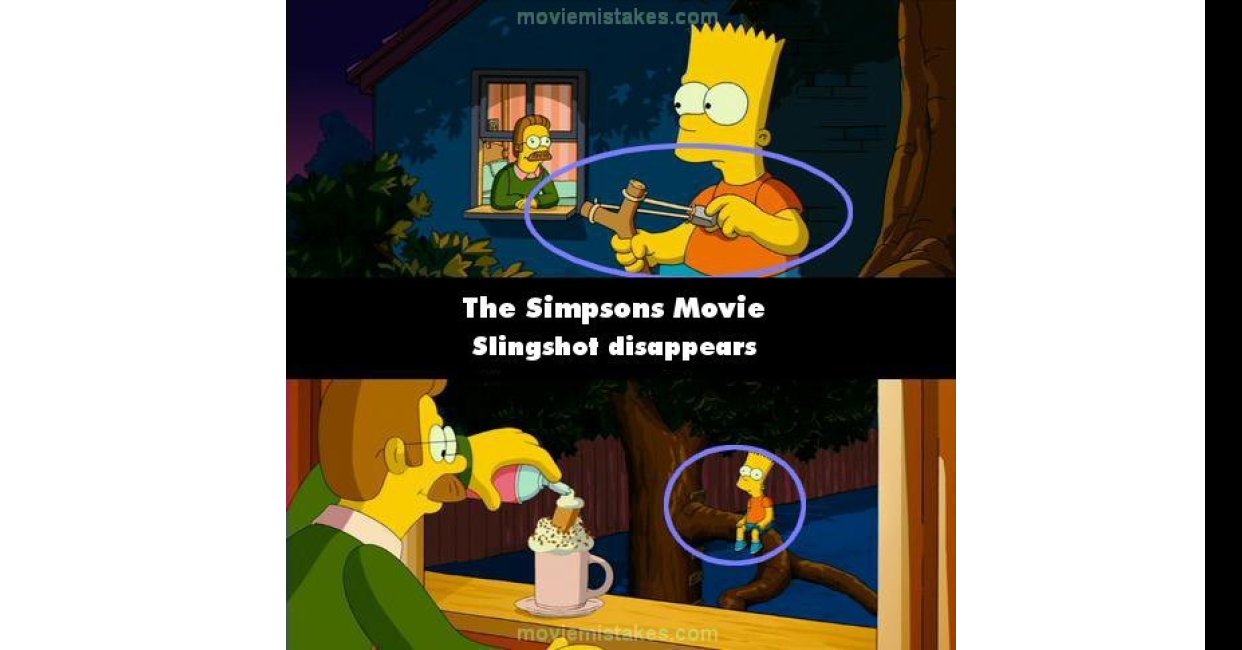 The Simpsons Movie (2007) movie mistake picture (ID 131390)