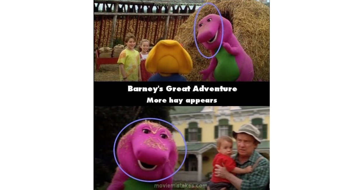Barney's Great Adventure (1998) movie mistake picture (ID 176820)