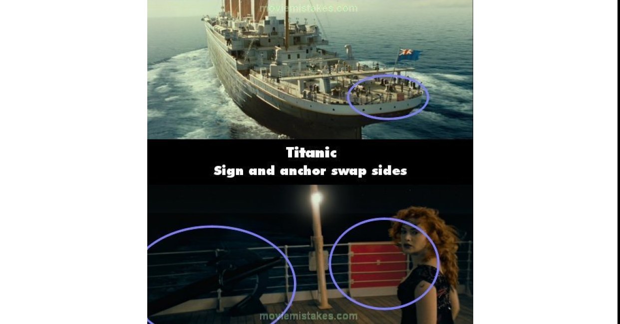 Titanic (1997) movie mistake picture (ID 178631)