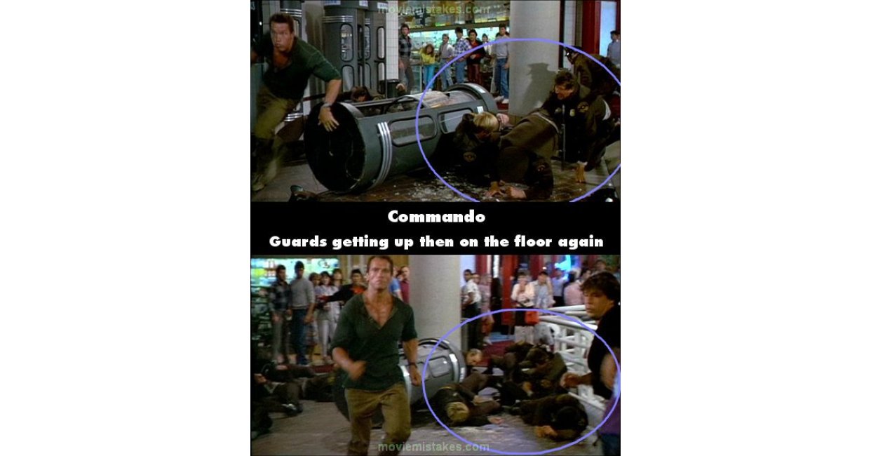 Commando (1985) movie mistake picture (ID 1796)