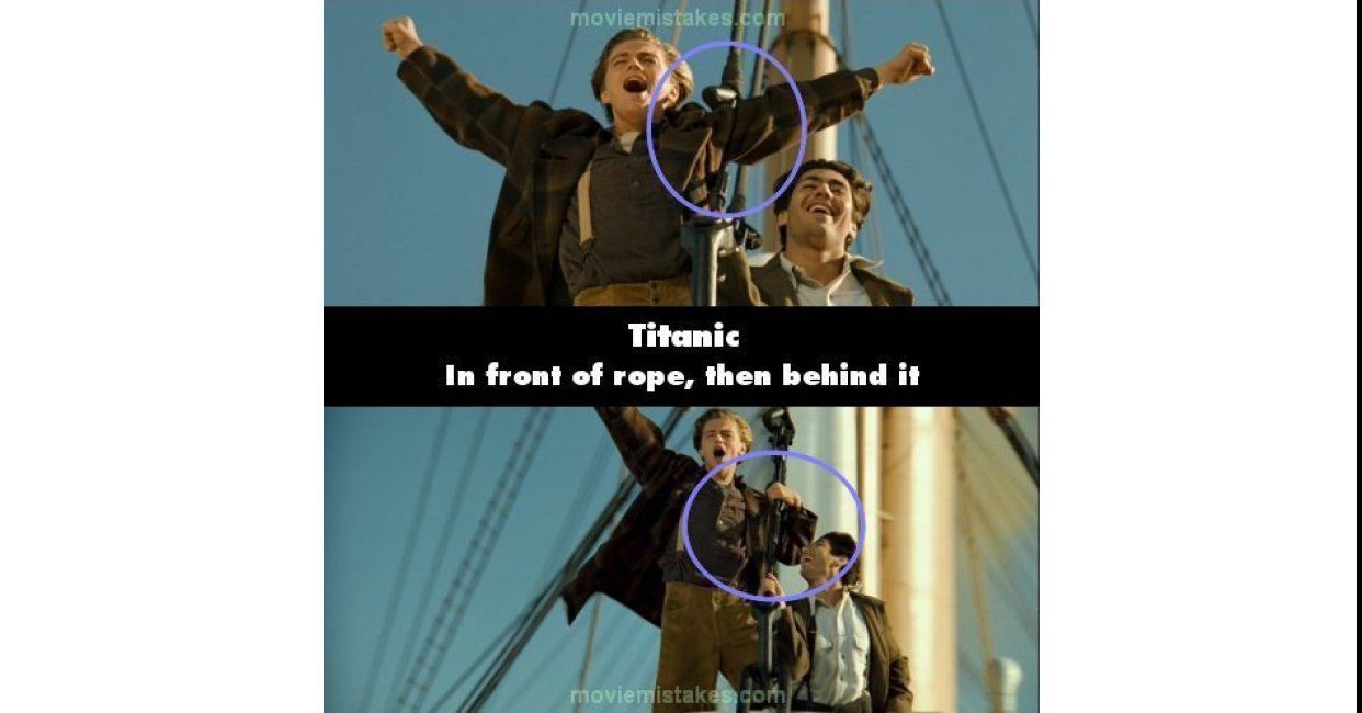 Titanic (1997) movie mistake picture (ID 18260)