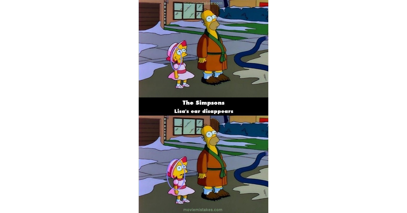 The Simpsons (1989) TV mistake picture (ID 213876)