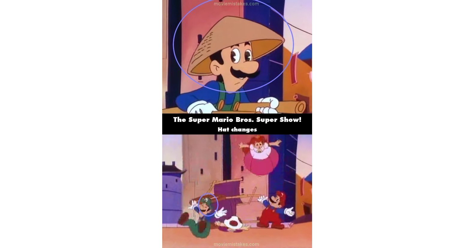 The Super Mario Bros. Super Show! (1989) TV mistake picture (ID 218461)