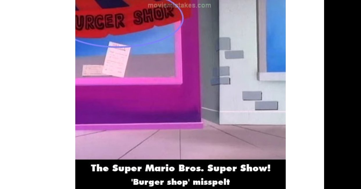 The Super Mario Bros. Super Show! (1989) TV mistake picture (ID 218464)