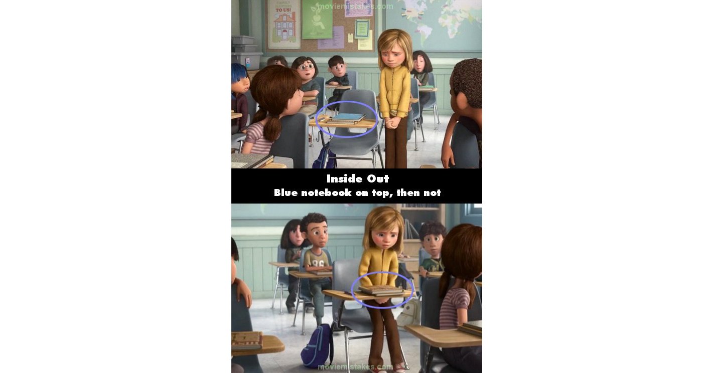 Inside Out (2015) movie mistake picture (ID 221552)