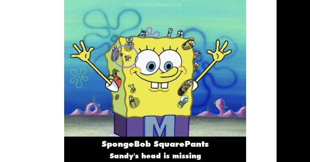SpongeBob SquarePants (1999) TV mistake picture (ID 223652)