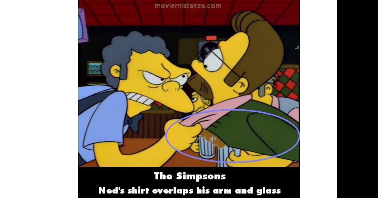 The Simpsons (1989) TV mistake picture (ID 230939)