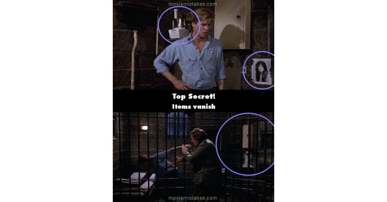 Top Secret! (1984) movie mistake picture (ID 234334)