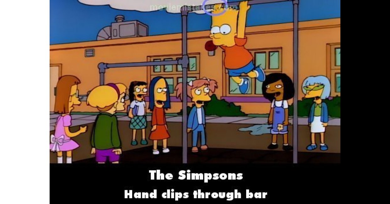 The Simpsons (1989) TV mistake picture (ID 312464)