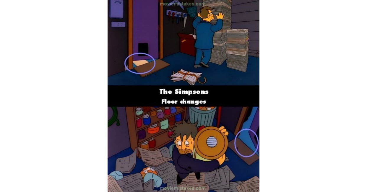 The Simpsons (1989) TV mistake picture (ID 312490)