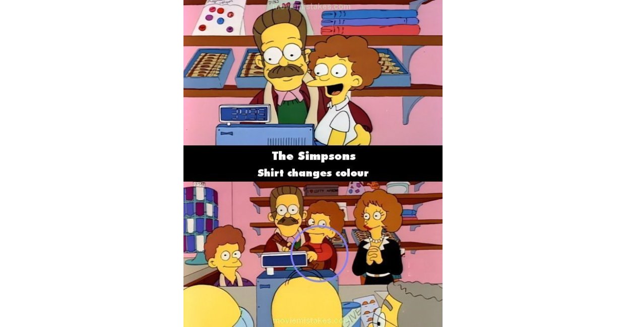 The Simpsons (1989) TV mistake picture (ID 312498)