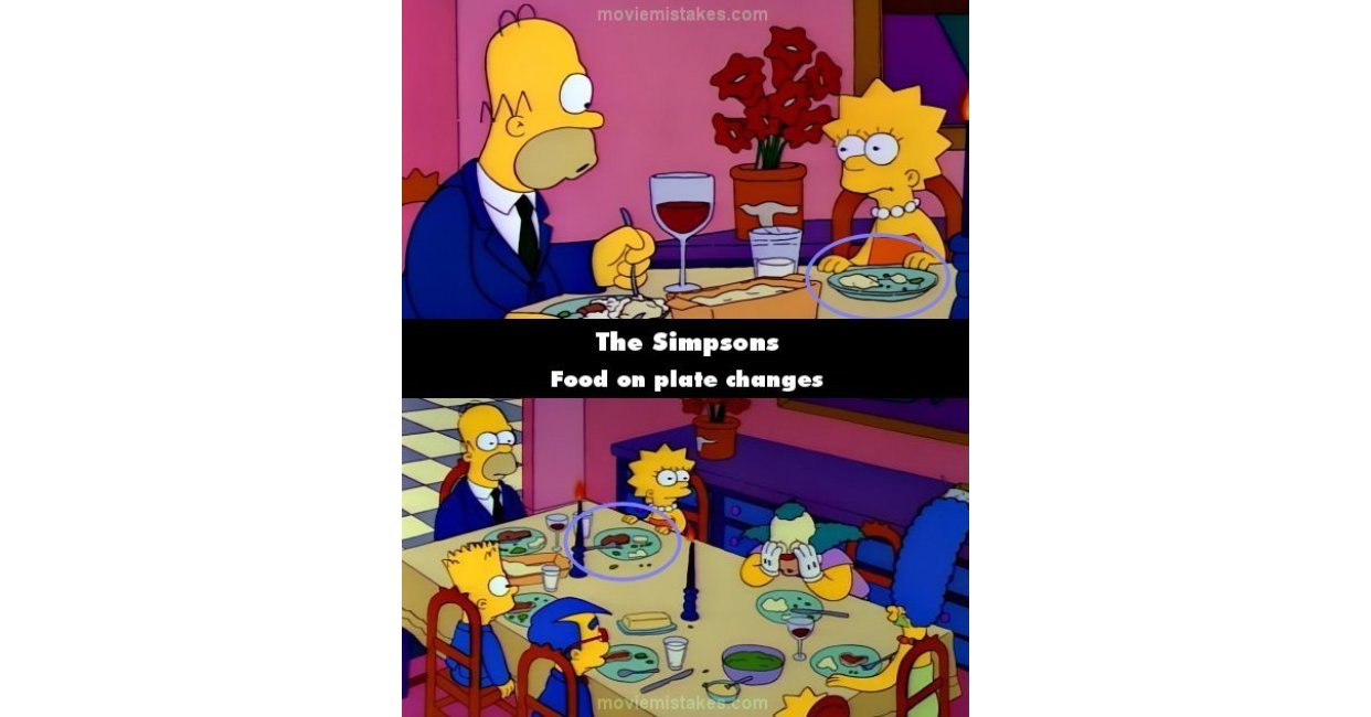 The Simpsons (1989) TV mistake picture (ID 312741)