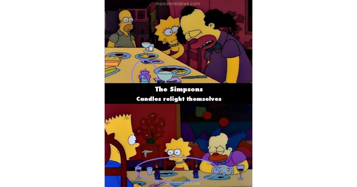 The Simpsons (1989) TV mistake picture (ID 312742)