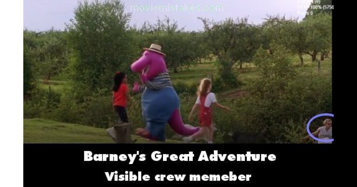 Barney's Great Adventure (1998) movie mistake picture (ID 319556)