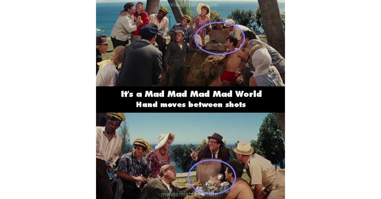 It's a Mad Mad Mad Mad World (1963) movie mistake picture (ID 325773)