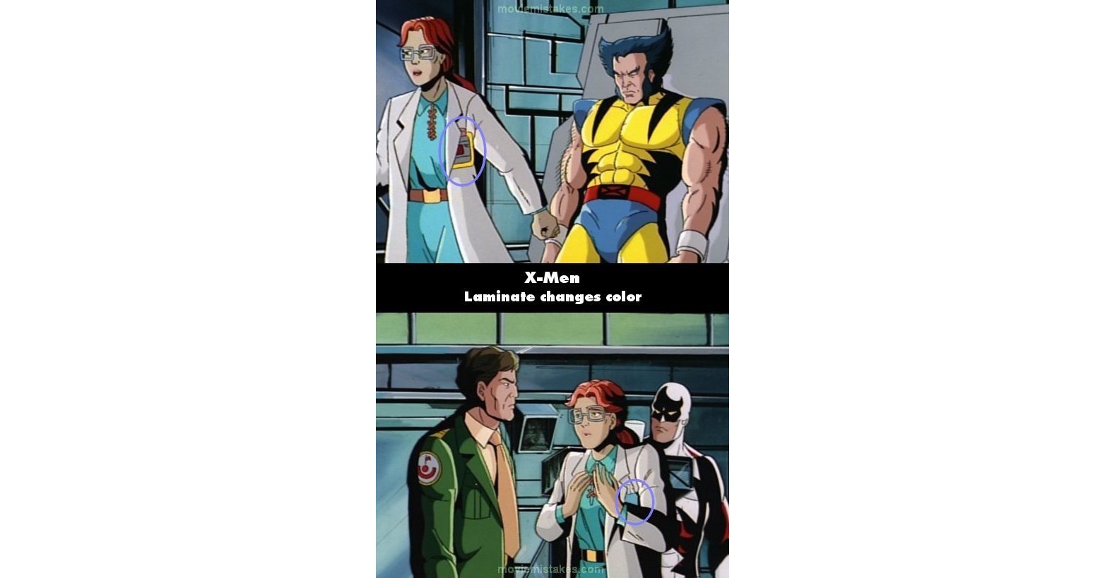 X-Men (1992) TV mistake picture (ID 329235)