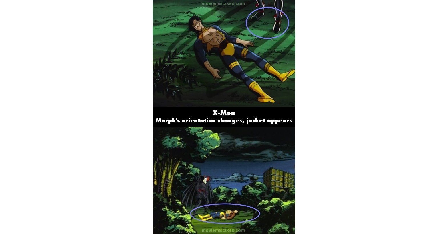 X-Men (1992) TV mistake picture (ID 329256)