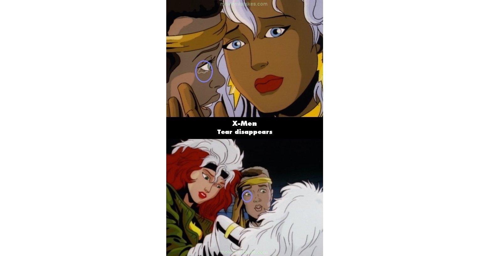 X-Men (1992) TV mistake picture (ID 329272)