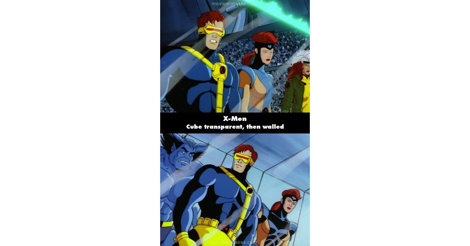 X-Men (1992) TV mistake picture (ID 329855)