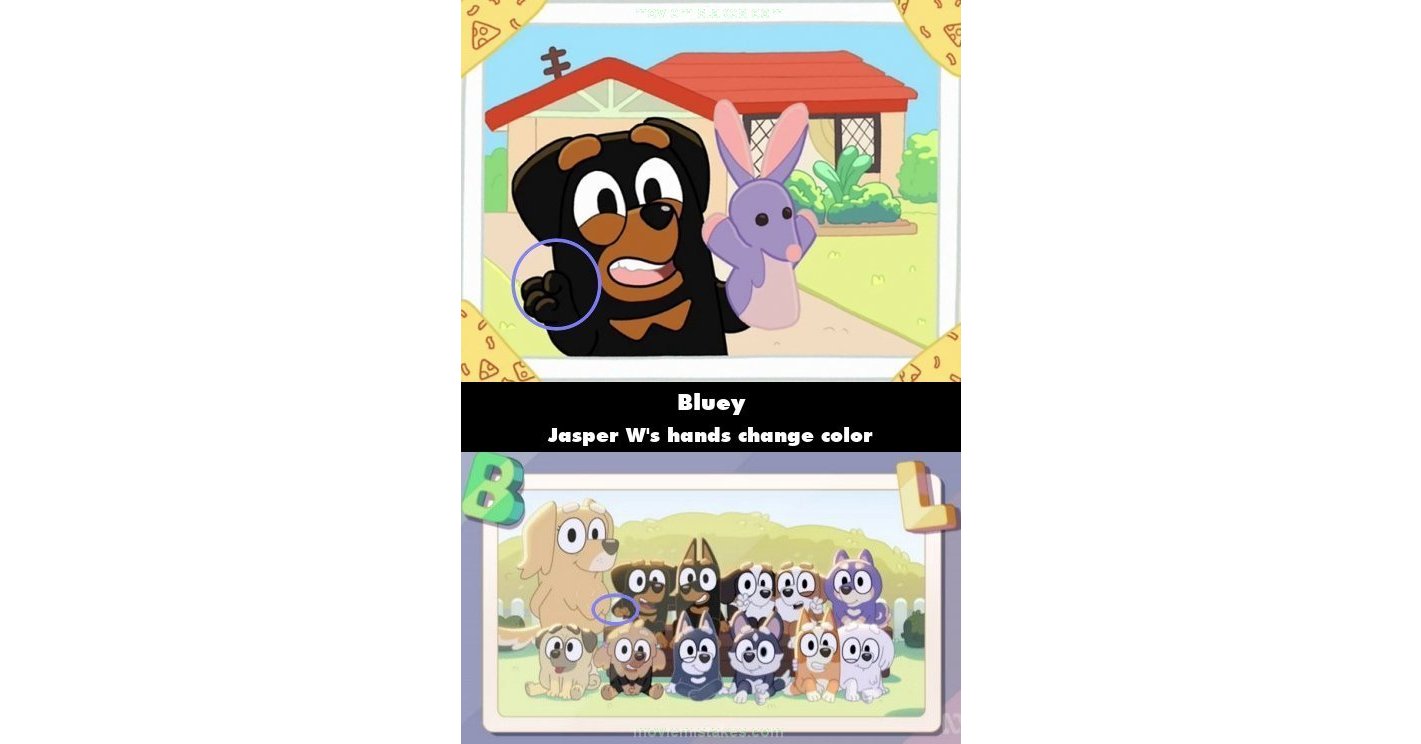 Bluey (2018) TV mistake picture (ID 334245)