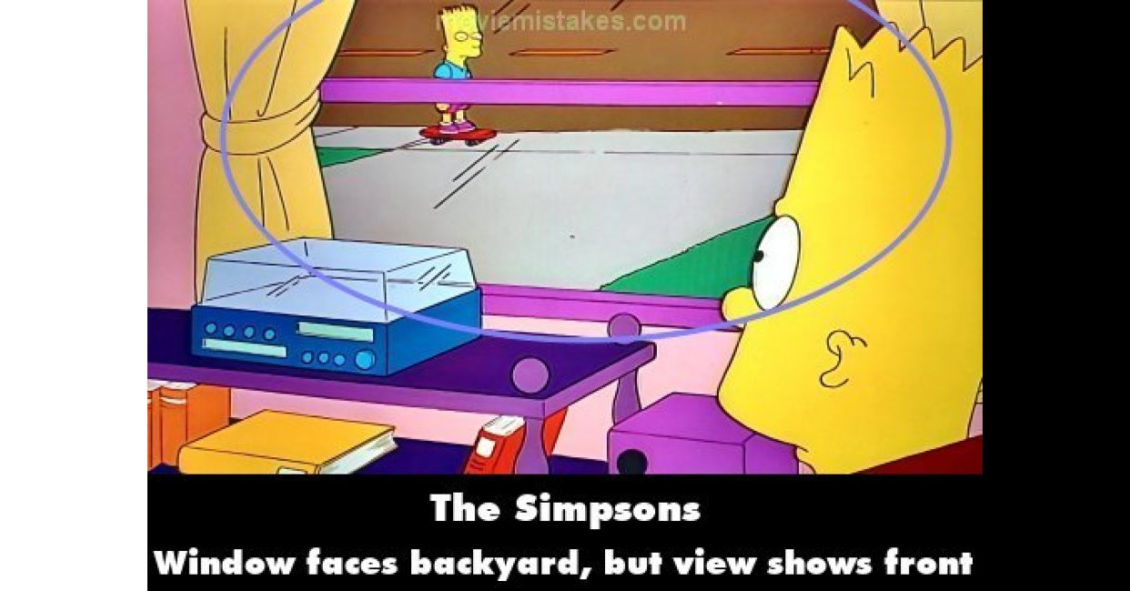 The Simpsons (1989) TV mistake picture (ID 342409)