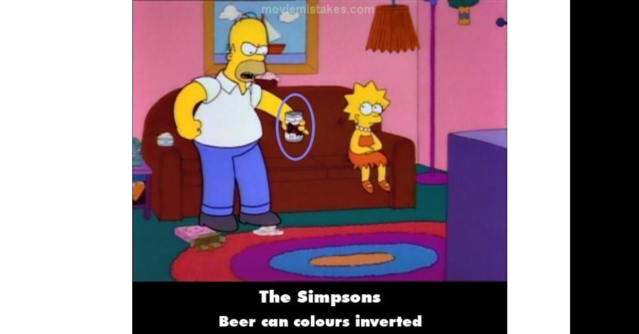 The Simpsons (1989) TV mistake picture (ID 347578)