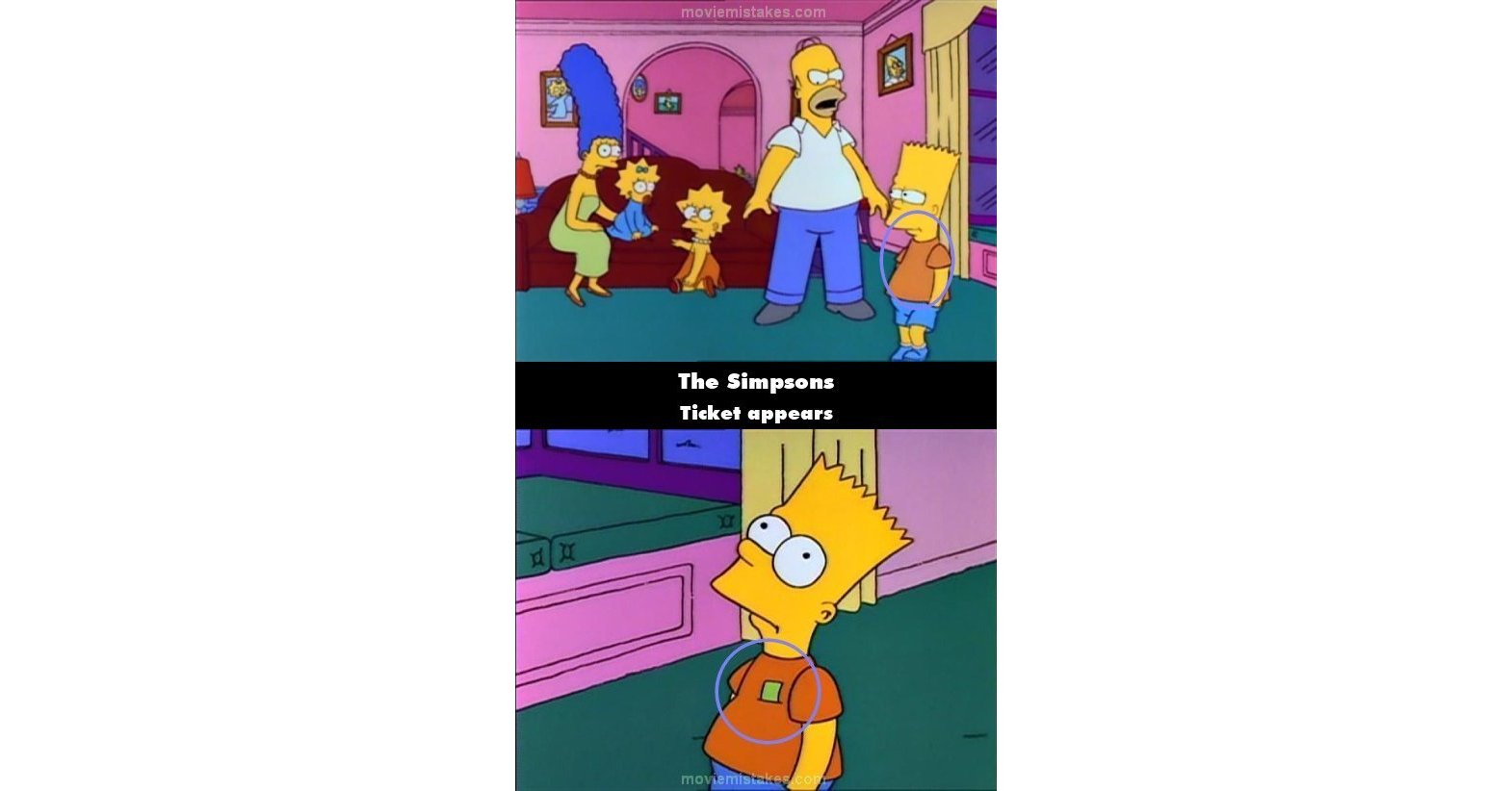 The Simpsons (1989) TV mistake picture (ID 347846)