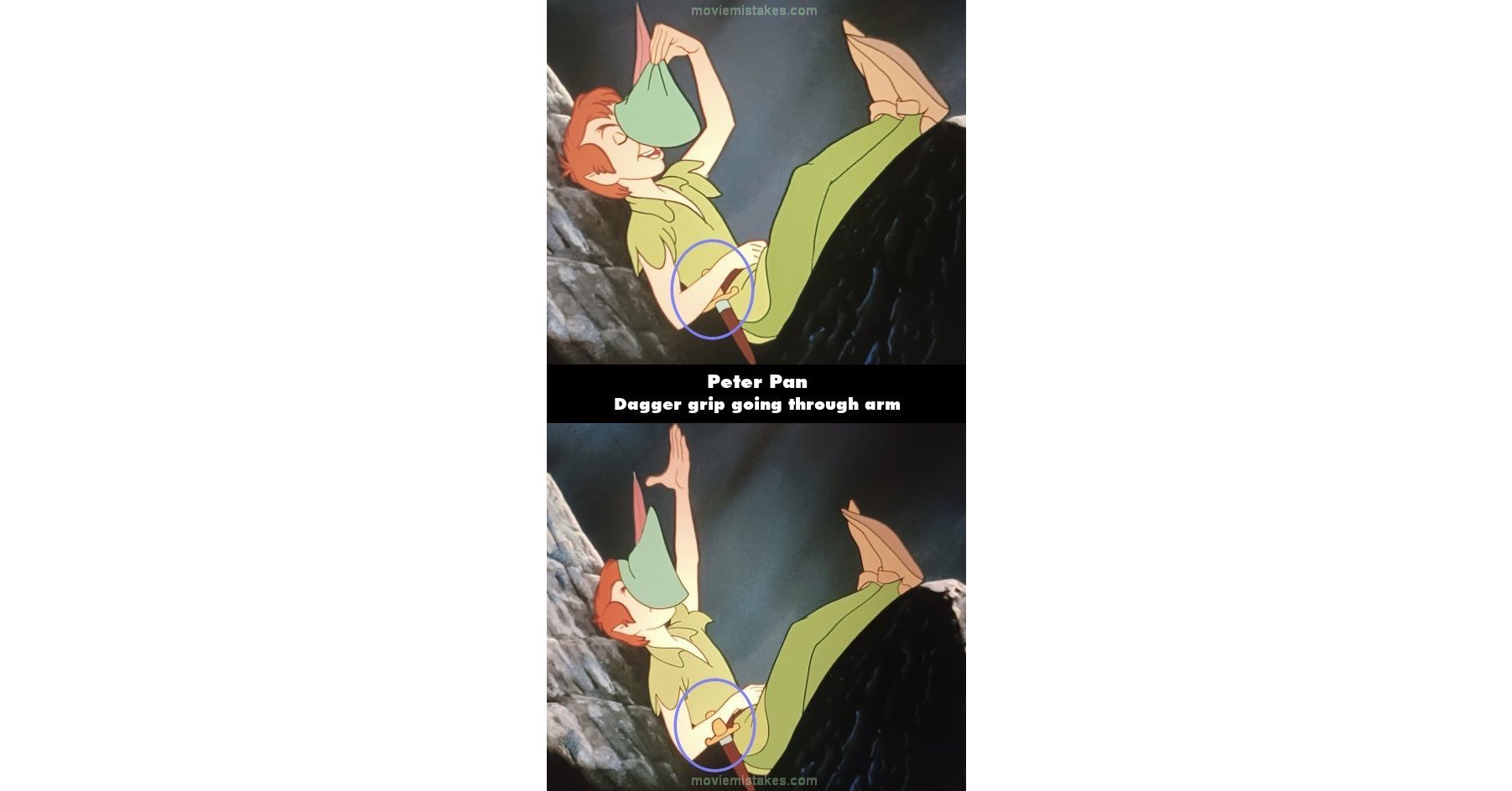 Peter Pan (1953) movie mistake picture (ID 350520)