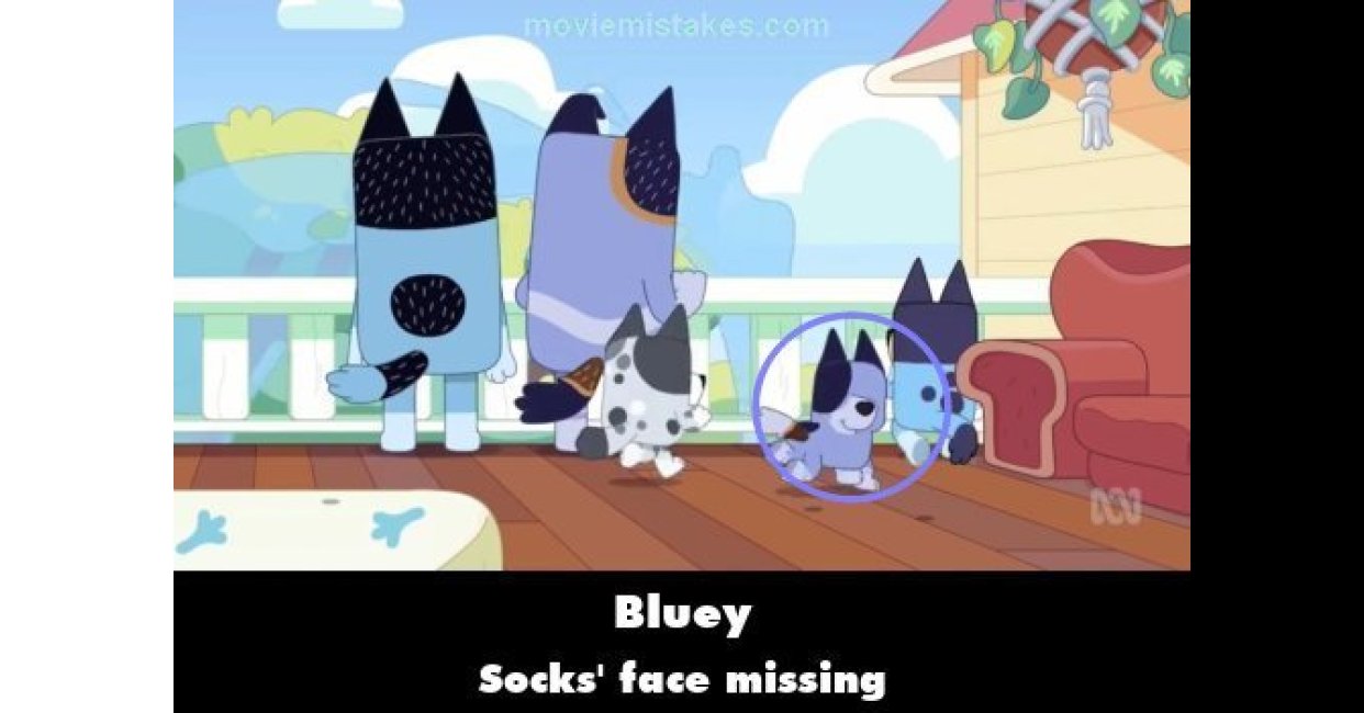 Bluey (2018) TV mistake picture (ID 352109)