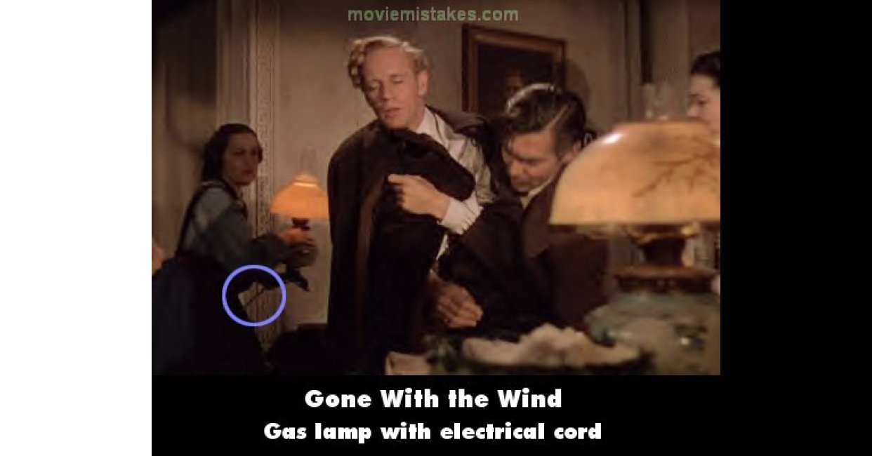 Gone with the Wind (1939) movie mistake picture (ID 3541)