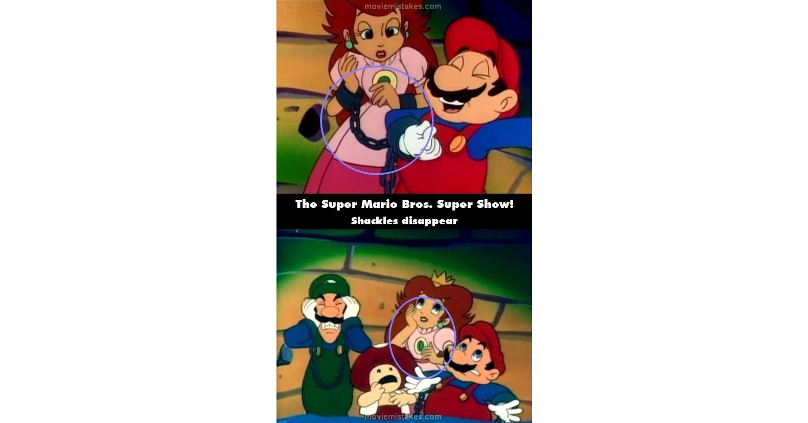 The Super Mario Bros. Super Show! (1989) TV mistake picture (ID 356563)
