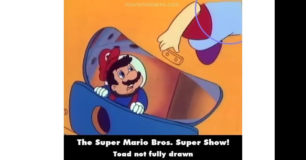 The Super Mario Bros. Super Show! (1989) TV mistake picture (ID 359262)