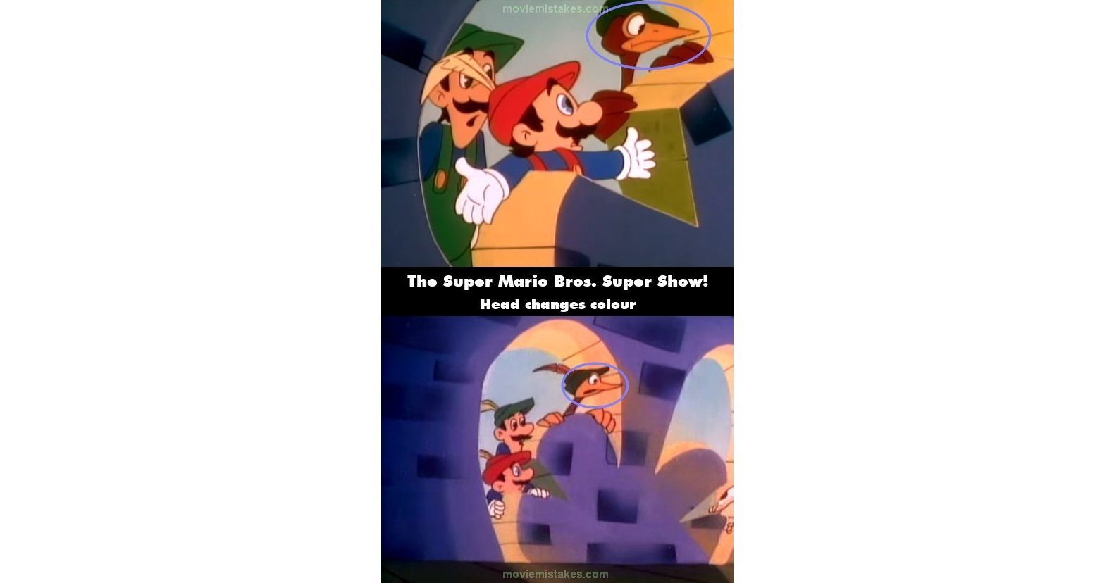 The Super Mario Bros. Super Show! (1989) TV mistake picture (ID 359298)