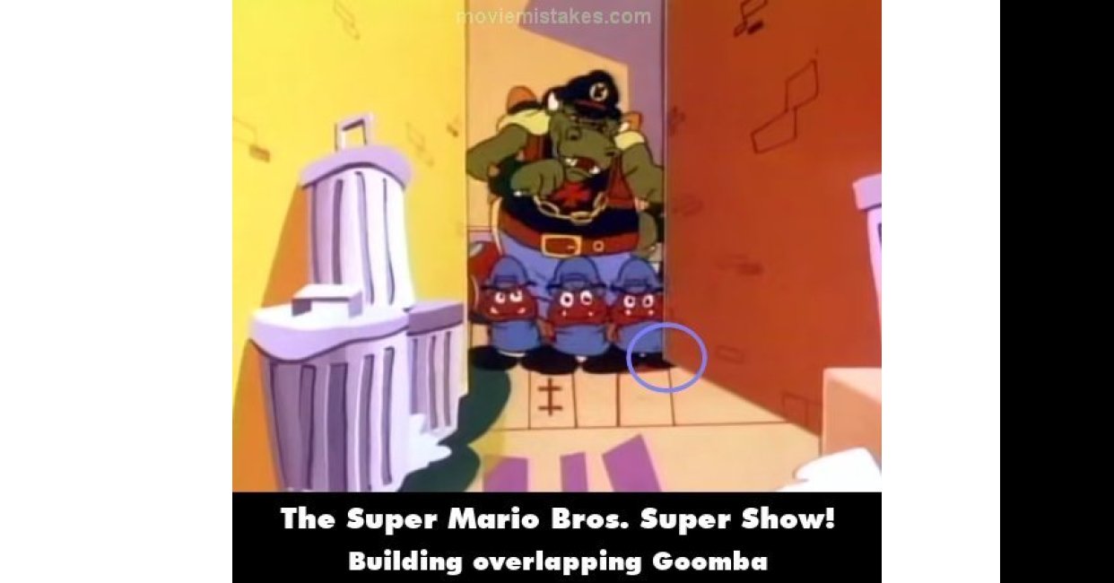The Super Mario Bros. Super Show! (1989) TV mistake picture (ID 359324)