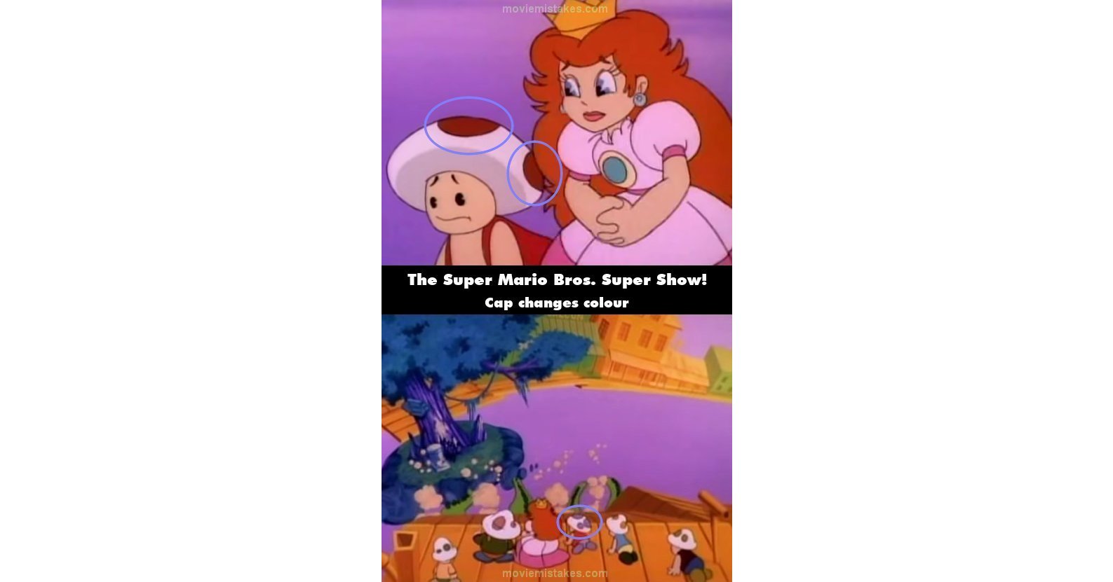 The Super Mario Bros. Super Show! (1989) TV mistake picture (ID 359420)