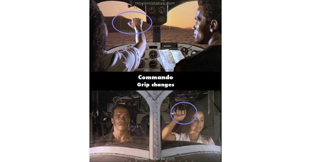 Commando (1985) movie mistake picture (ID 362236)