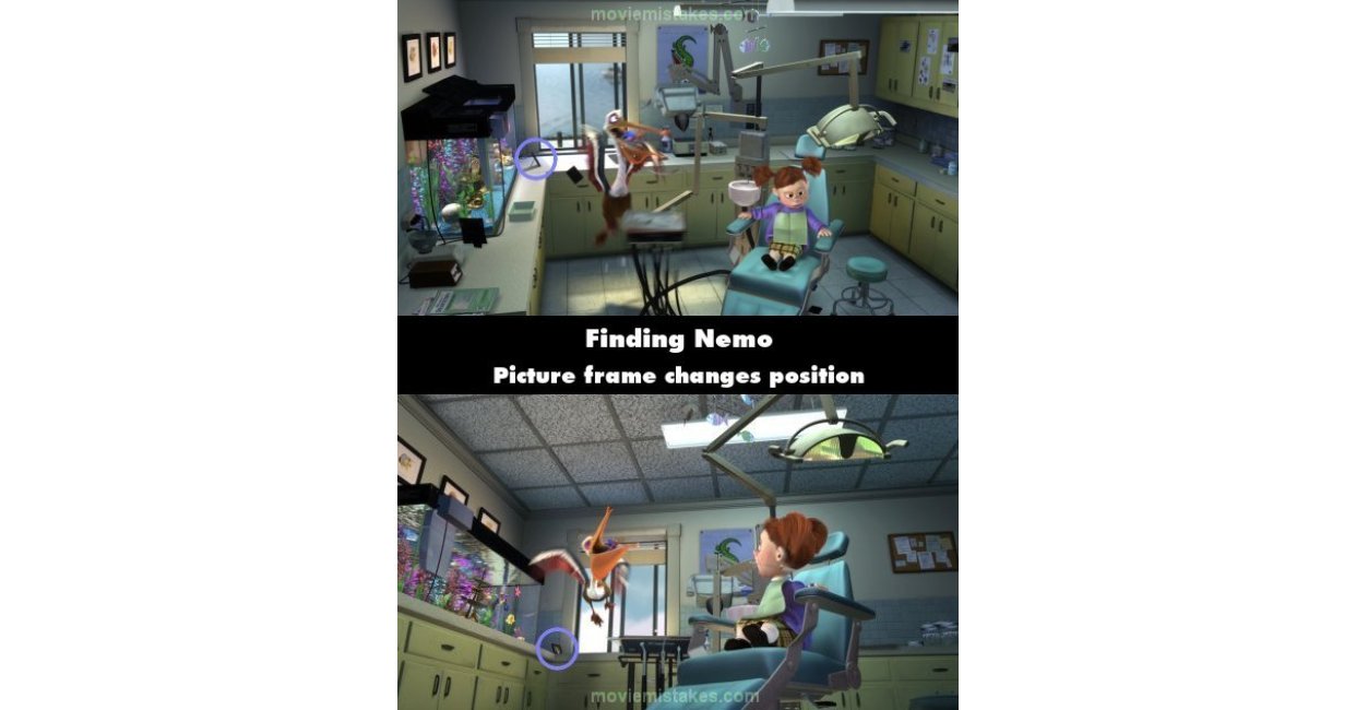Finding Nemo (2003) movie mistake picture (ID 363266)