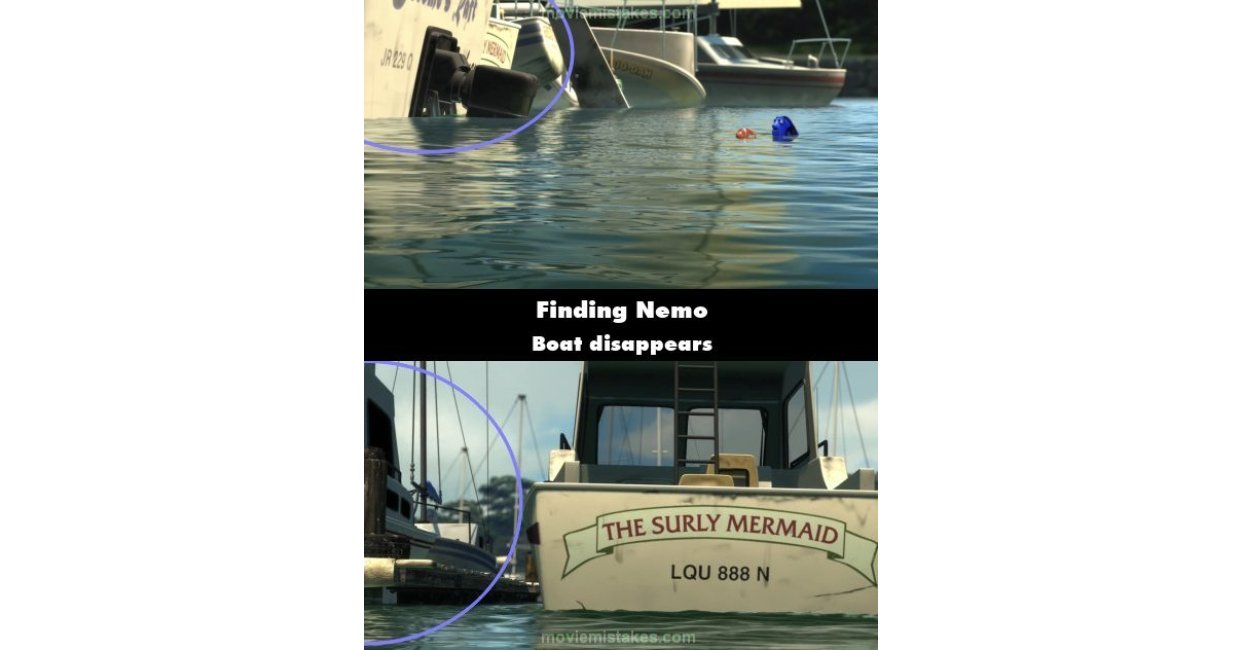 Finding Nemo (2003) movie mistake picture (ID 363267)