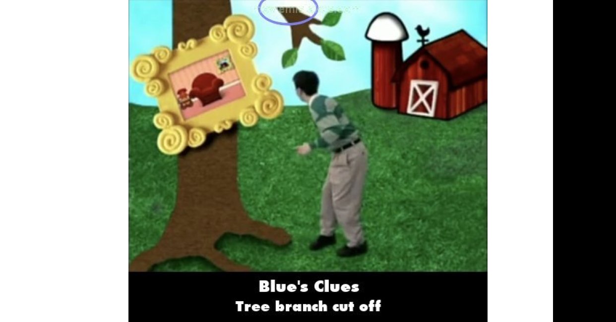 Blue's Clues (1996) TV mistake picture (ID 364953)