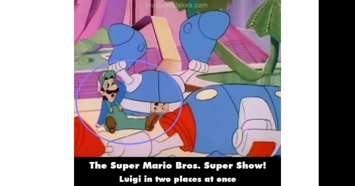 The Super Mario Bros. Super Show! (1989) TV mistake picture (ID 39303)