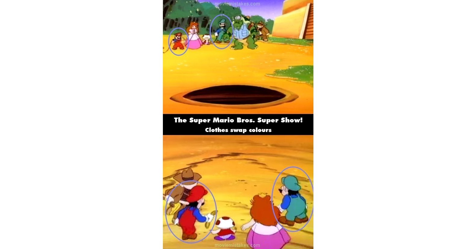The Super Mario Bros. Super Show! (1989) TV mistake picture (ID 41198)