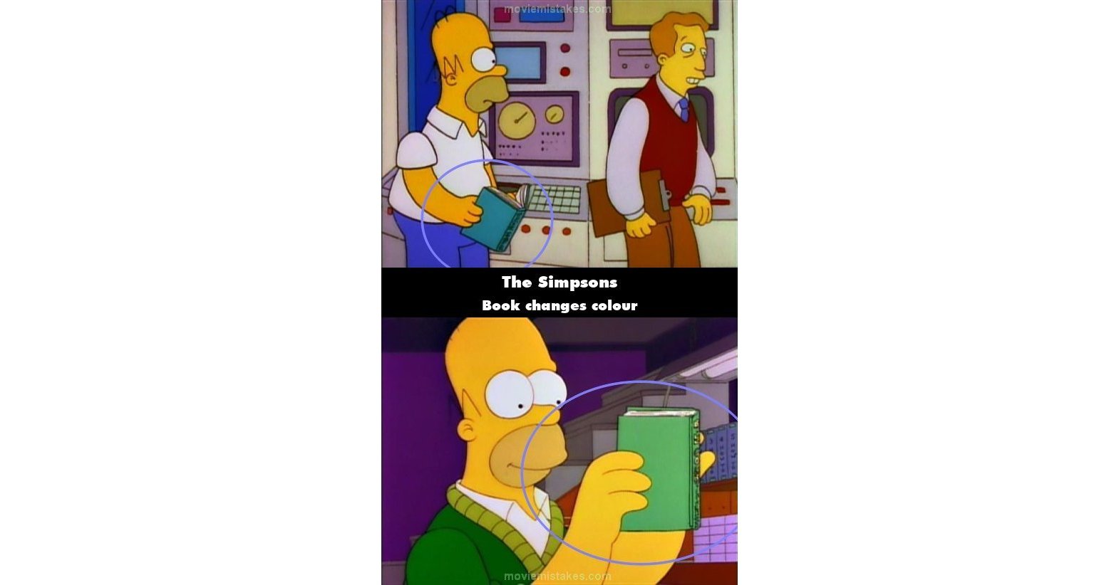 The Simpsons (1989) TV mistake picture (ID 43559)