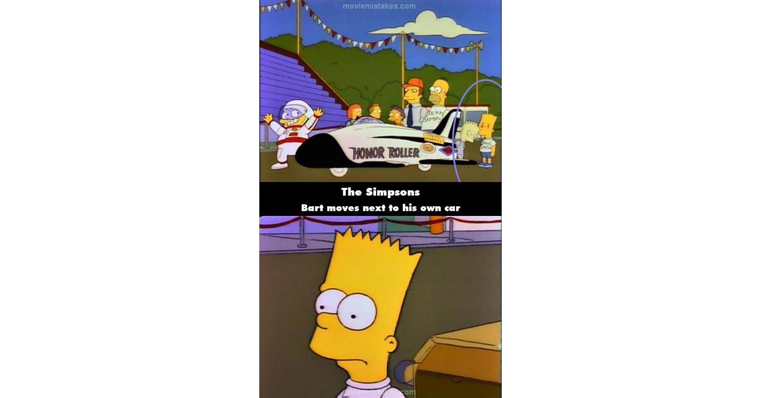 The Simpsons (1989) TV mistake picture (ID 43572)